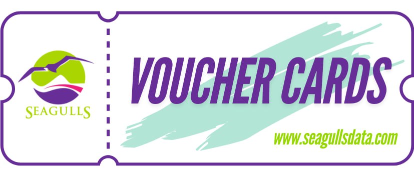 VOUCHER CARDS – SEAGULLS DATA OPTIONS
